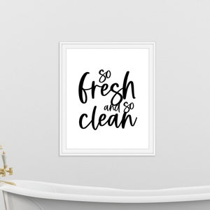So Fresh and so Clean, Digital Print, Black and White, Digital Art ...