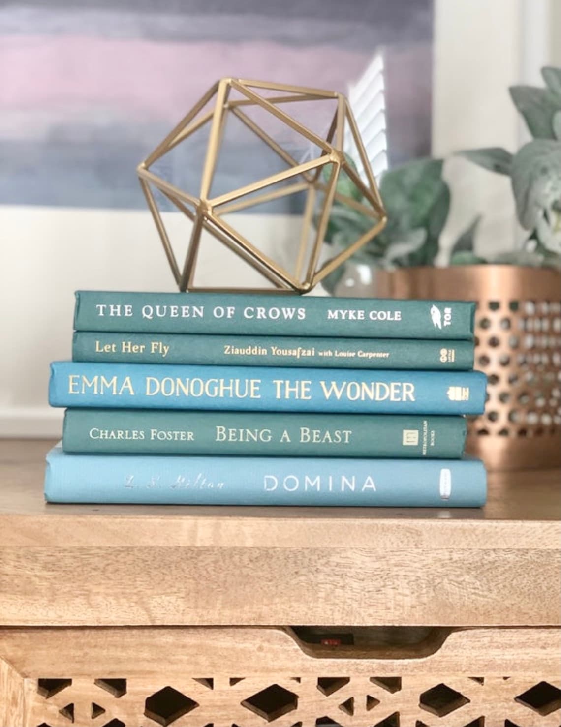 Livres décoratifs verts bleus ensemble de 5 livres - Etsy France