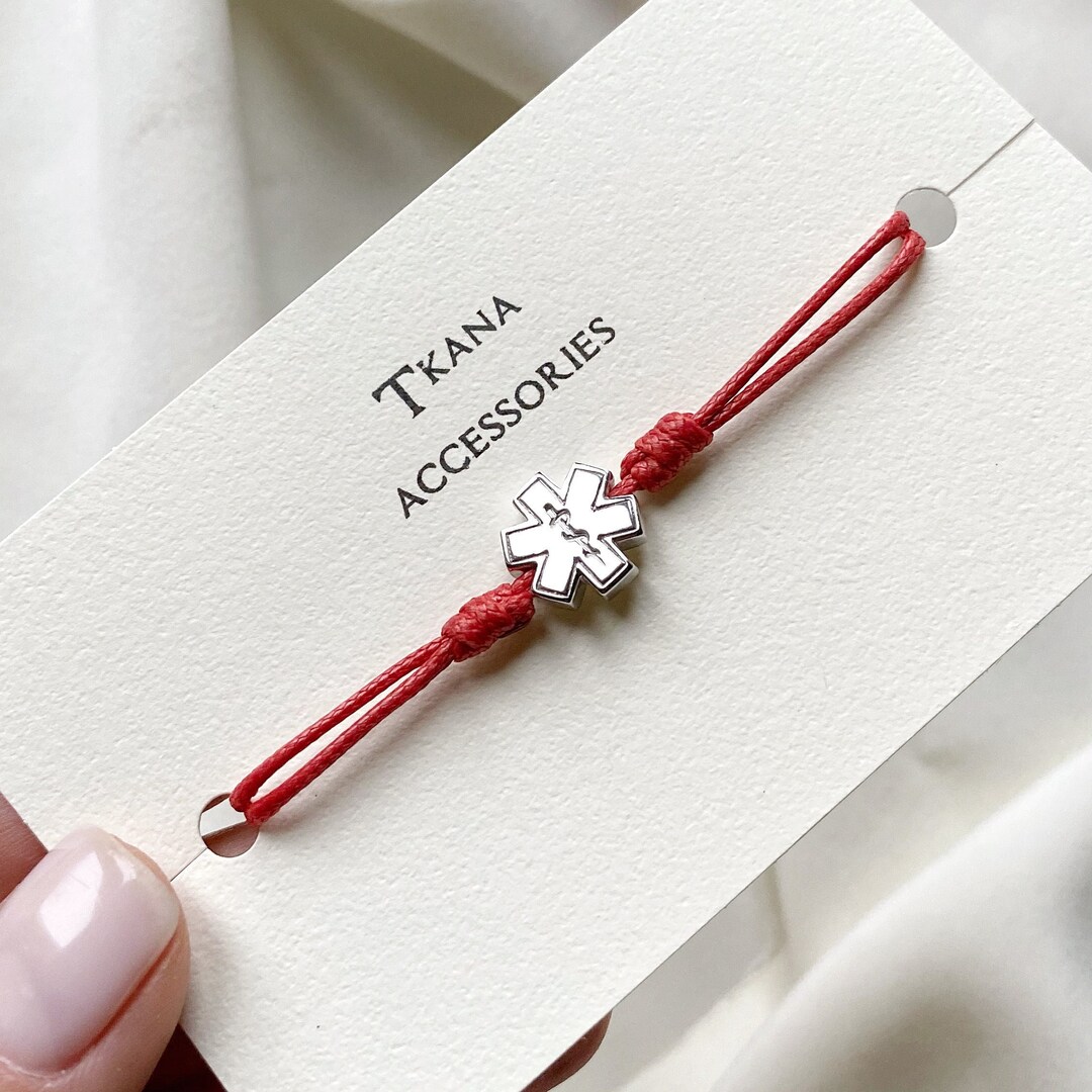 Medical Bracelet . Sterling Silver 925. - Etsy