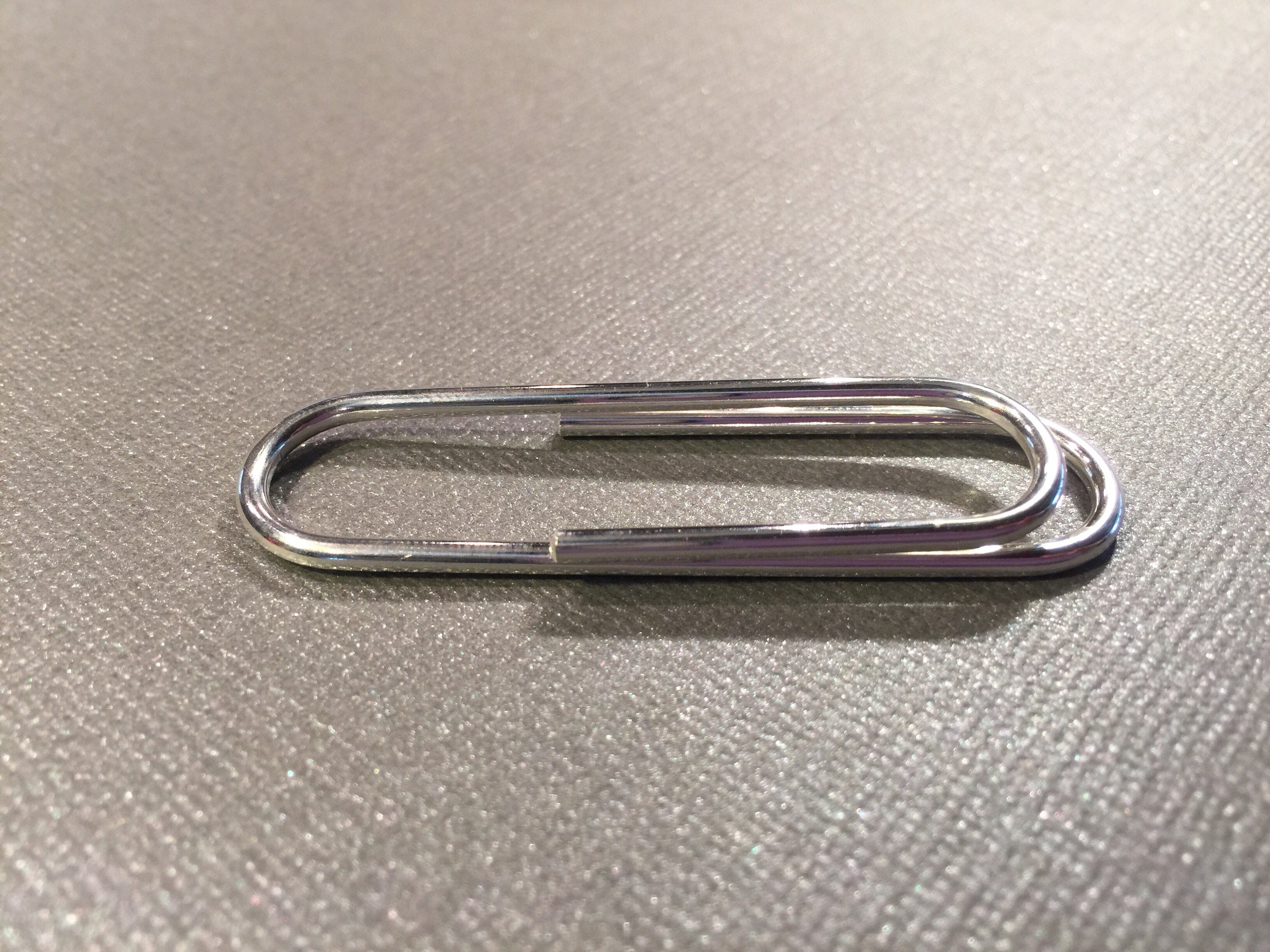 Minimalist Money Clip in Sterling Silver Paperclip Money - Etsy
