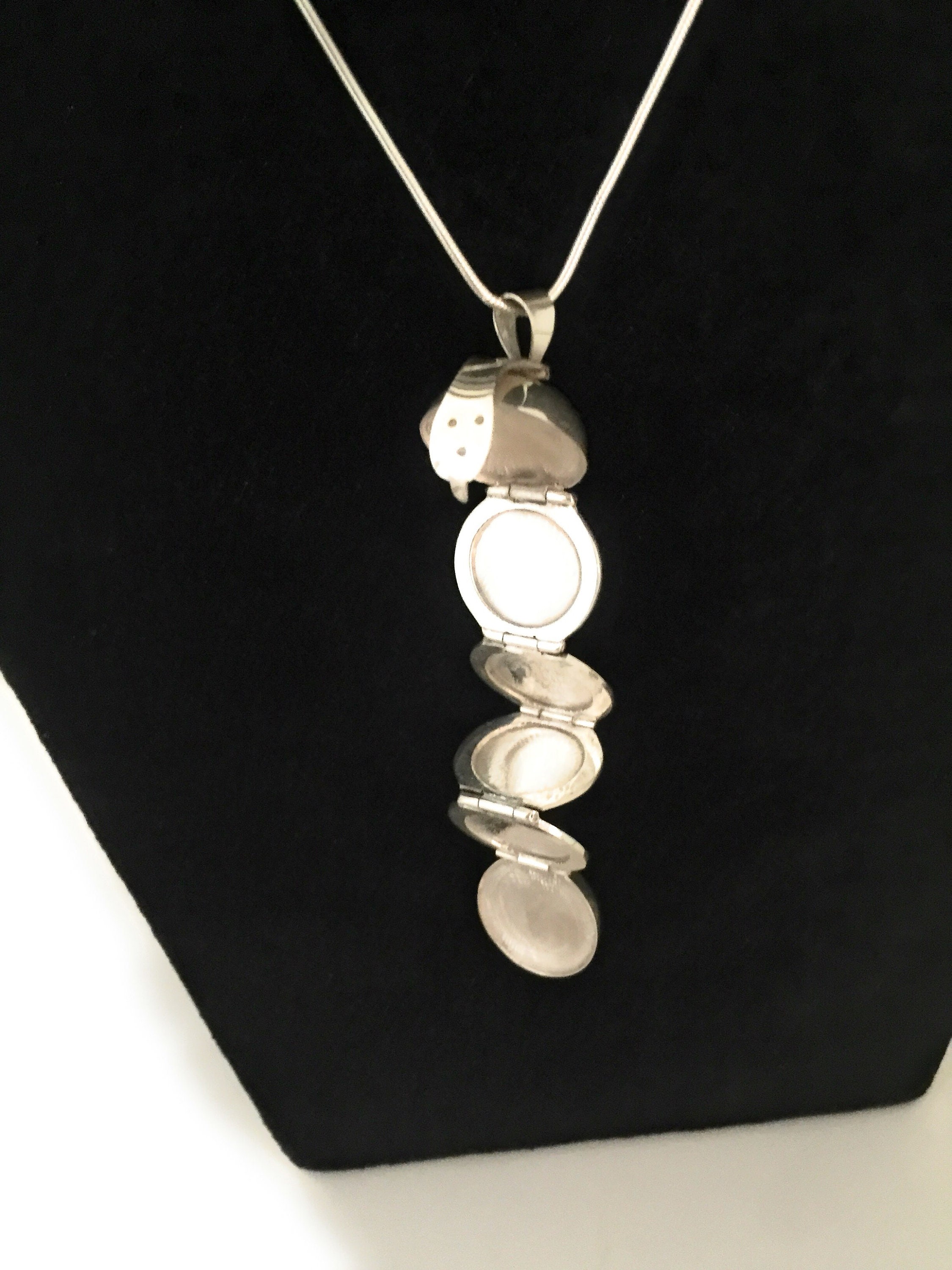 Multiphoto Locket of Sterling Silver Photo Ball Locket 6 - Etsy