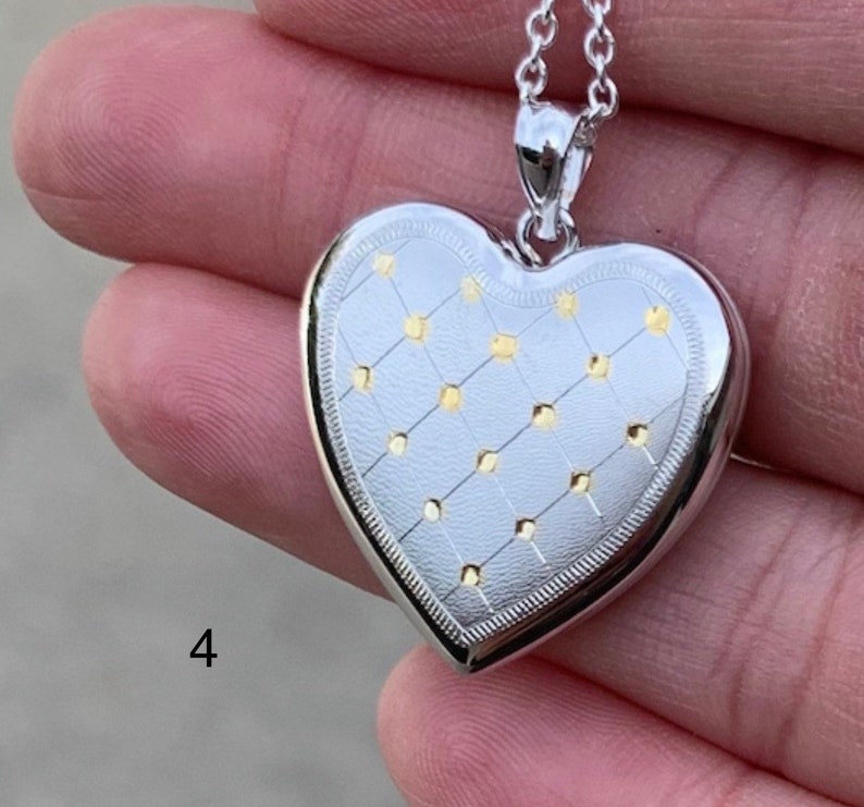 Multi Picture Locket Necklace With Photo Heart Locket - Etsy