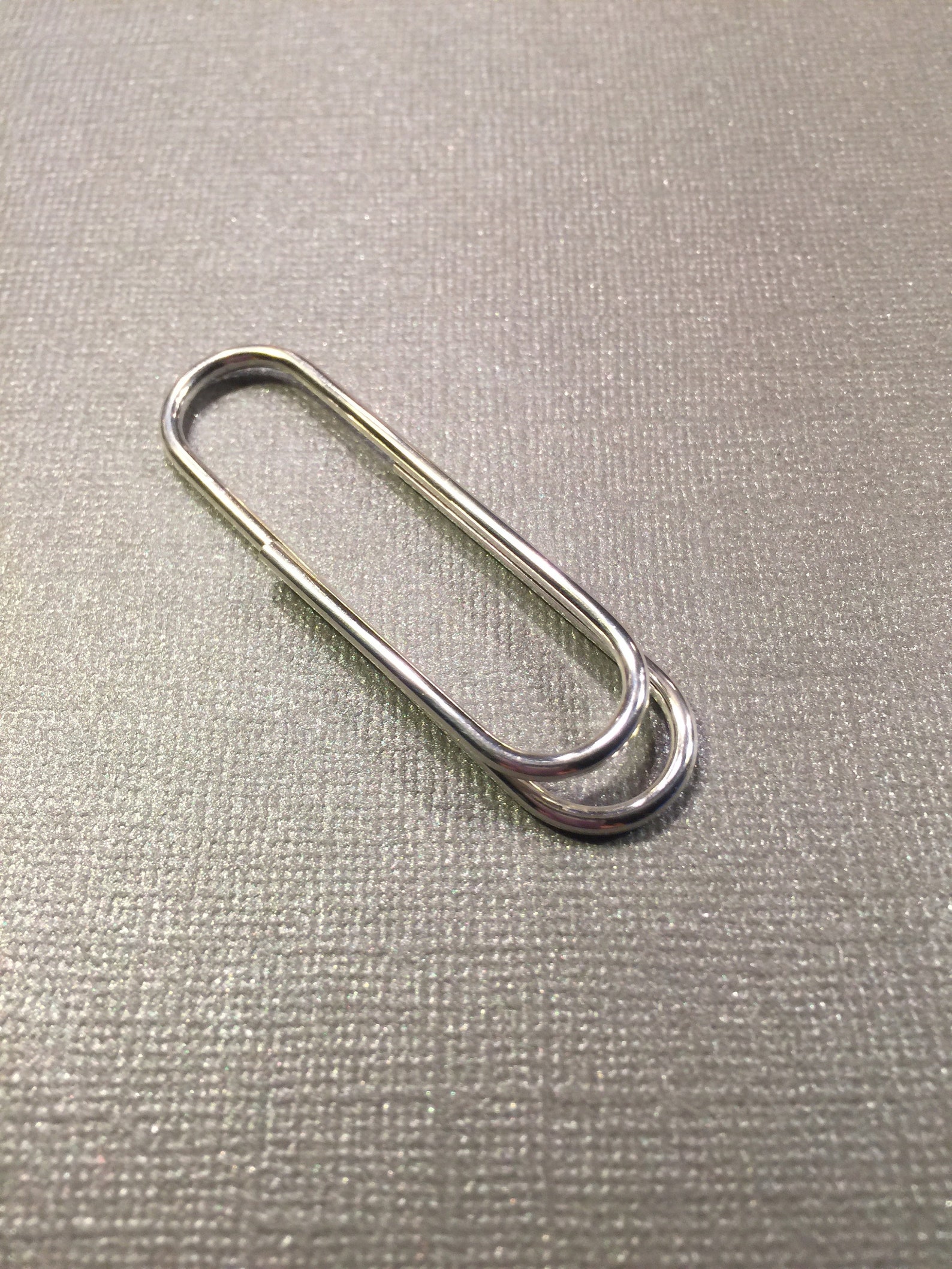 Minimalist Money Clip in Sterling Silver, Paperclip Money Clip, Dollar ...