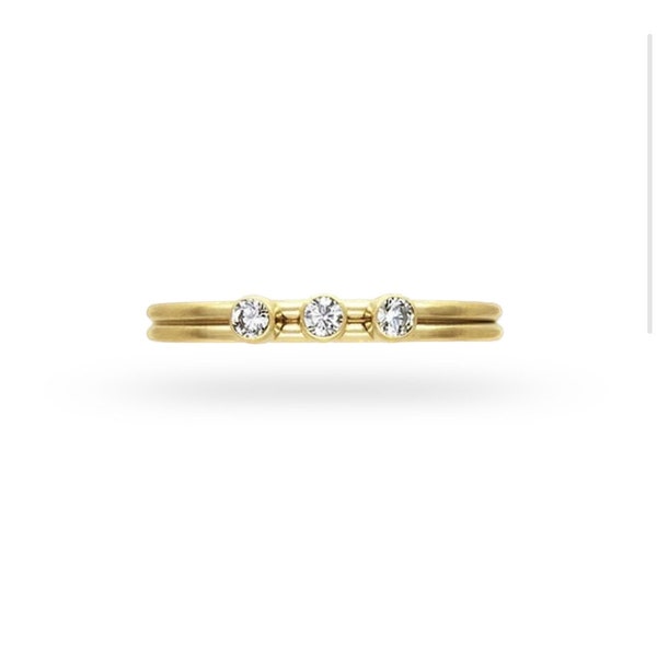 Waterproof Gold Ring Set - Etsy