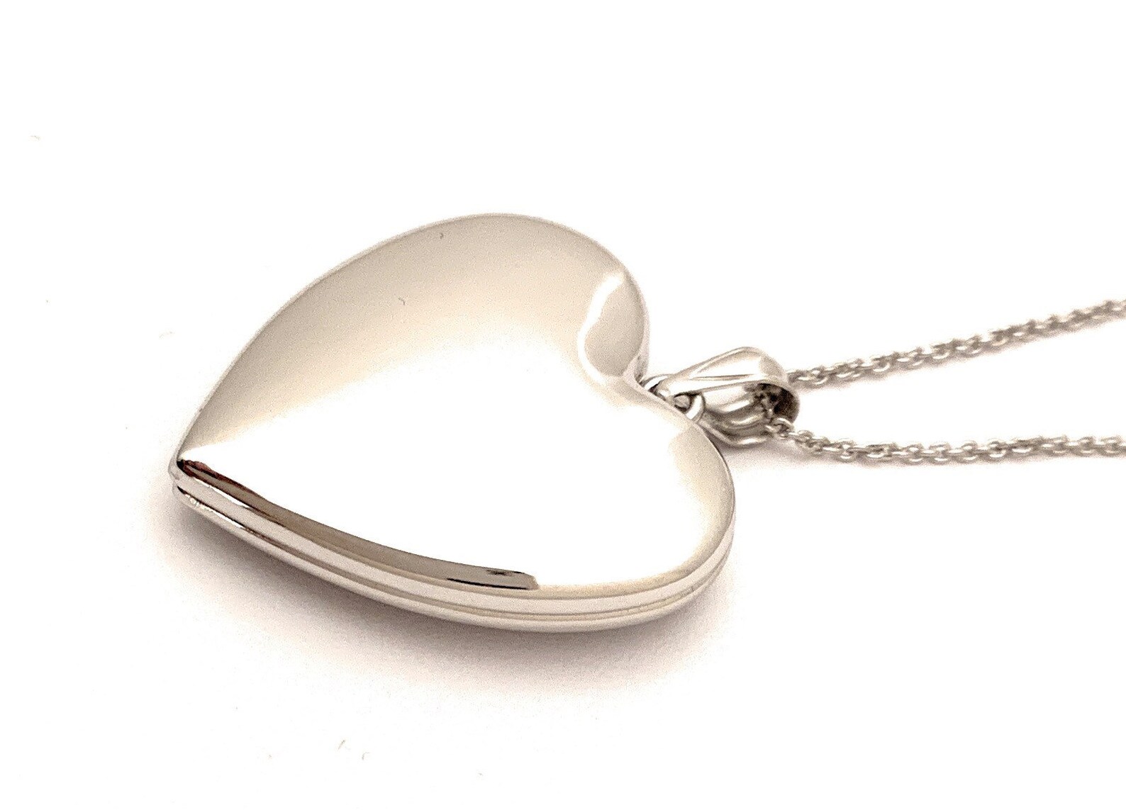 4 Picture Heart Locket Necklace Sterling Silver Multiphoto - Etsy