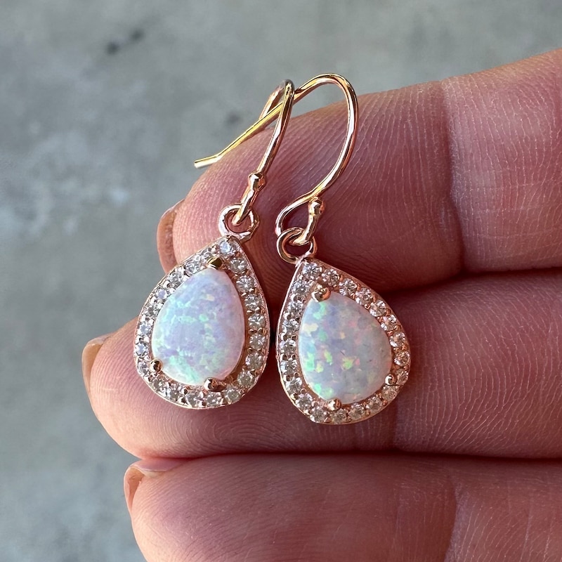 Opal Earrings - Etsy