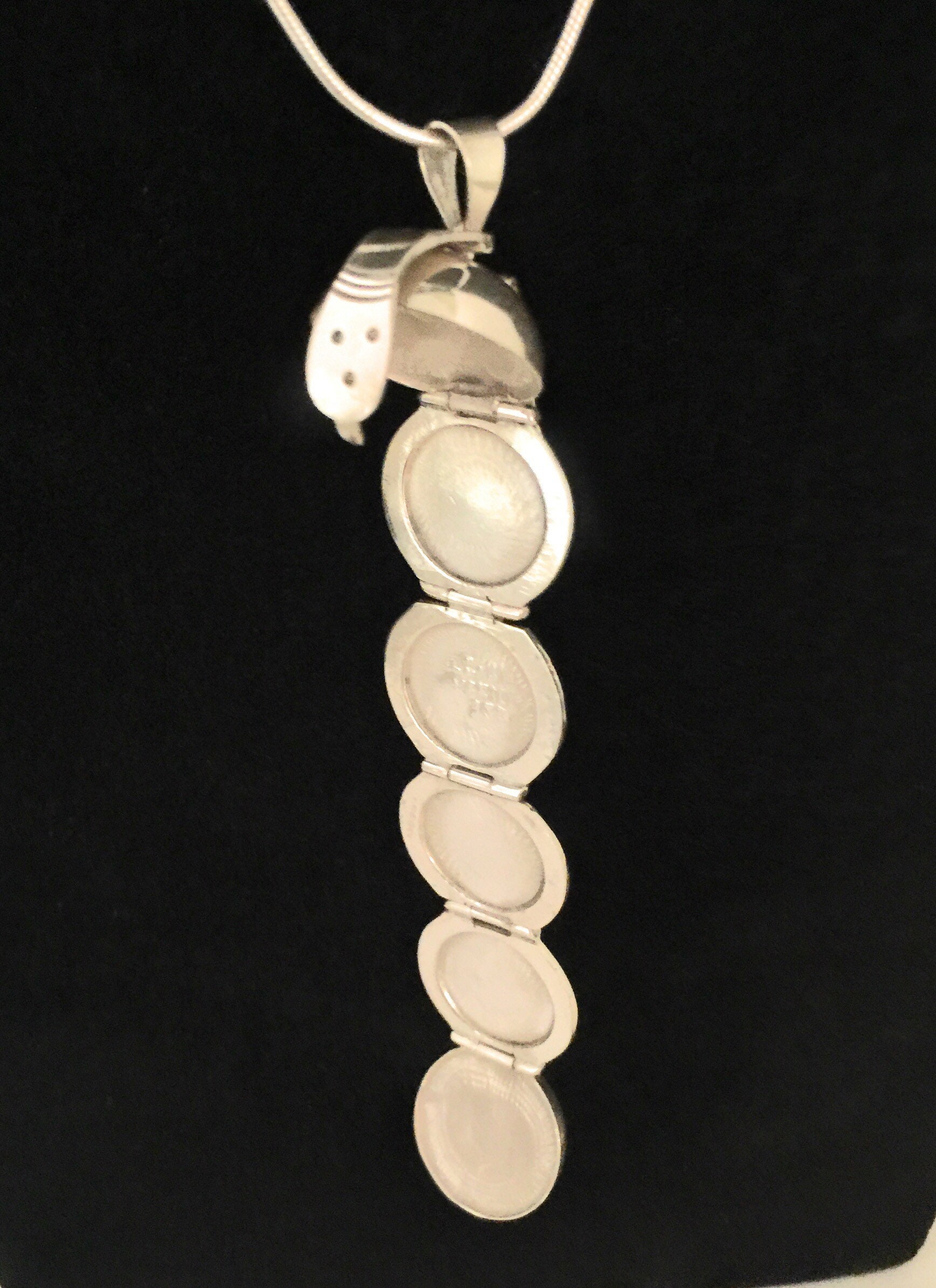 Multiphoto Locket of Sterling Silver Photo Ball Locket 6 - Etsy