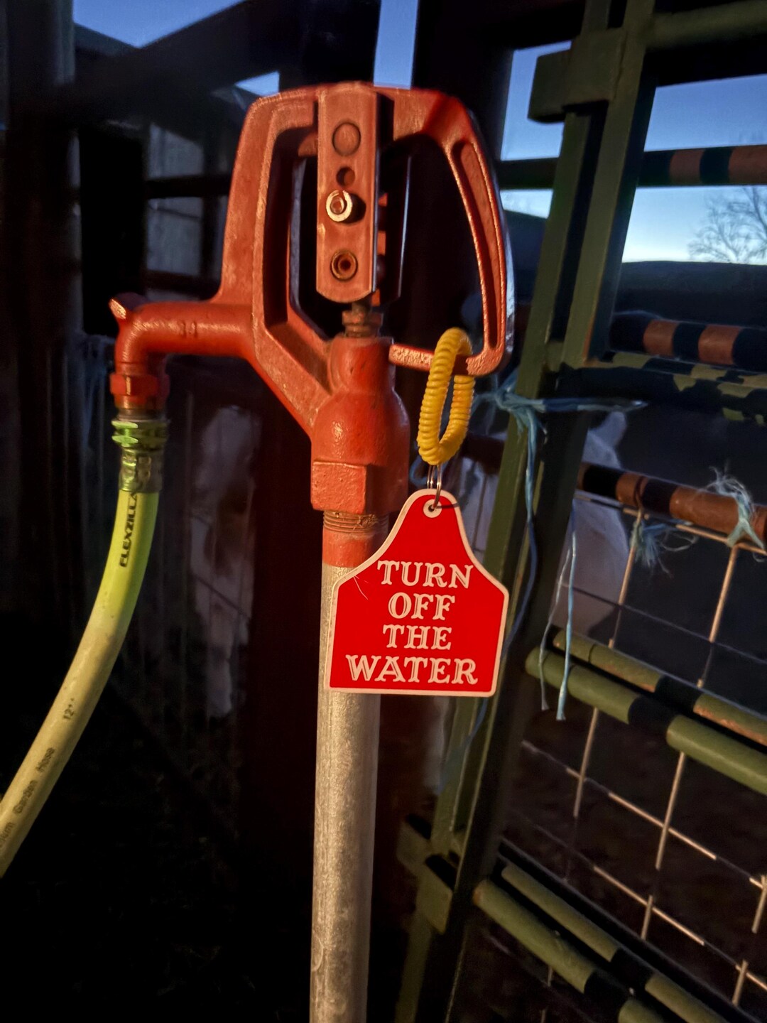 Water Spigot Shut off Reminder - Etsy