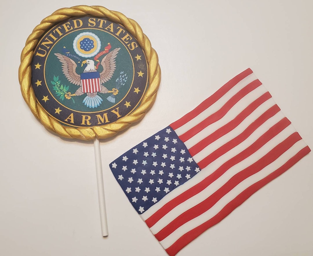 Cake Topper Militar Con Fondant - Etsy