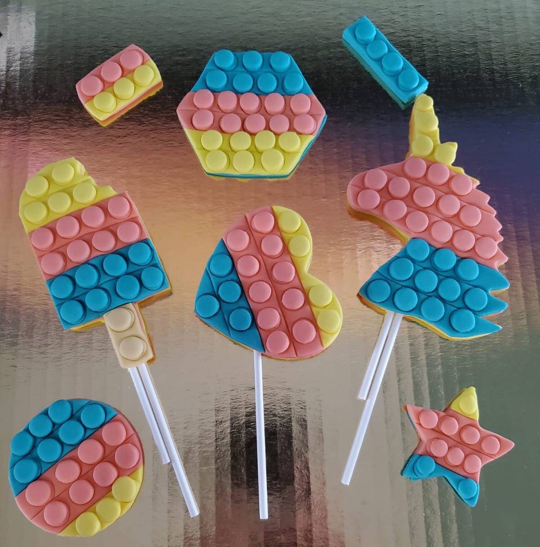 Pop It Fondant Cake Topper - Etsy