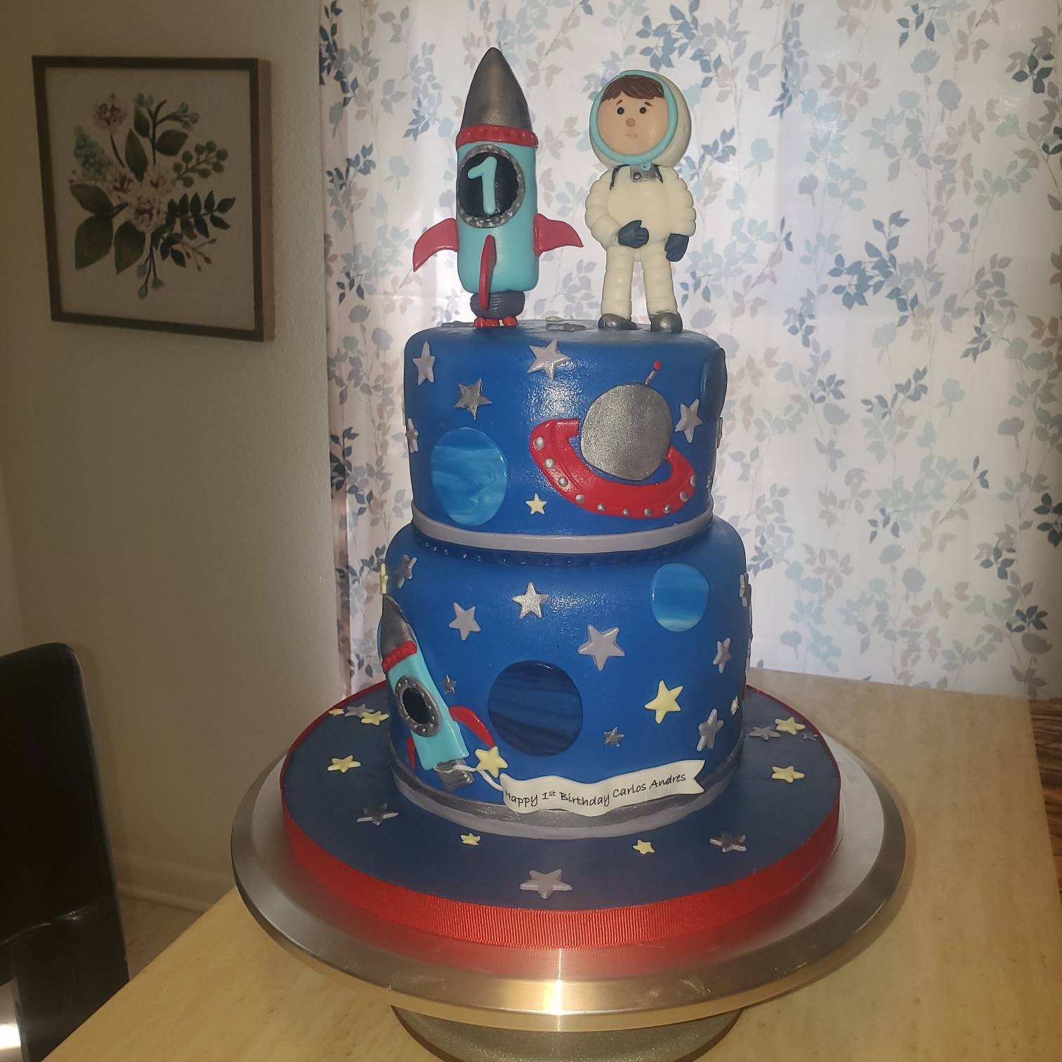 Space, Moon Cake Topper, Astronaut Cake Topper - Etsy