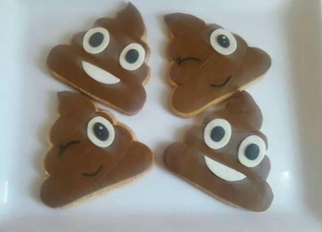 Poop Emoji Cookies, Poop Emoji Birthday, Poop Emoji Party, Poop Emoji ...