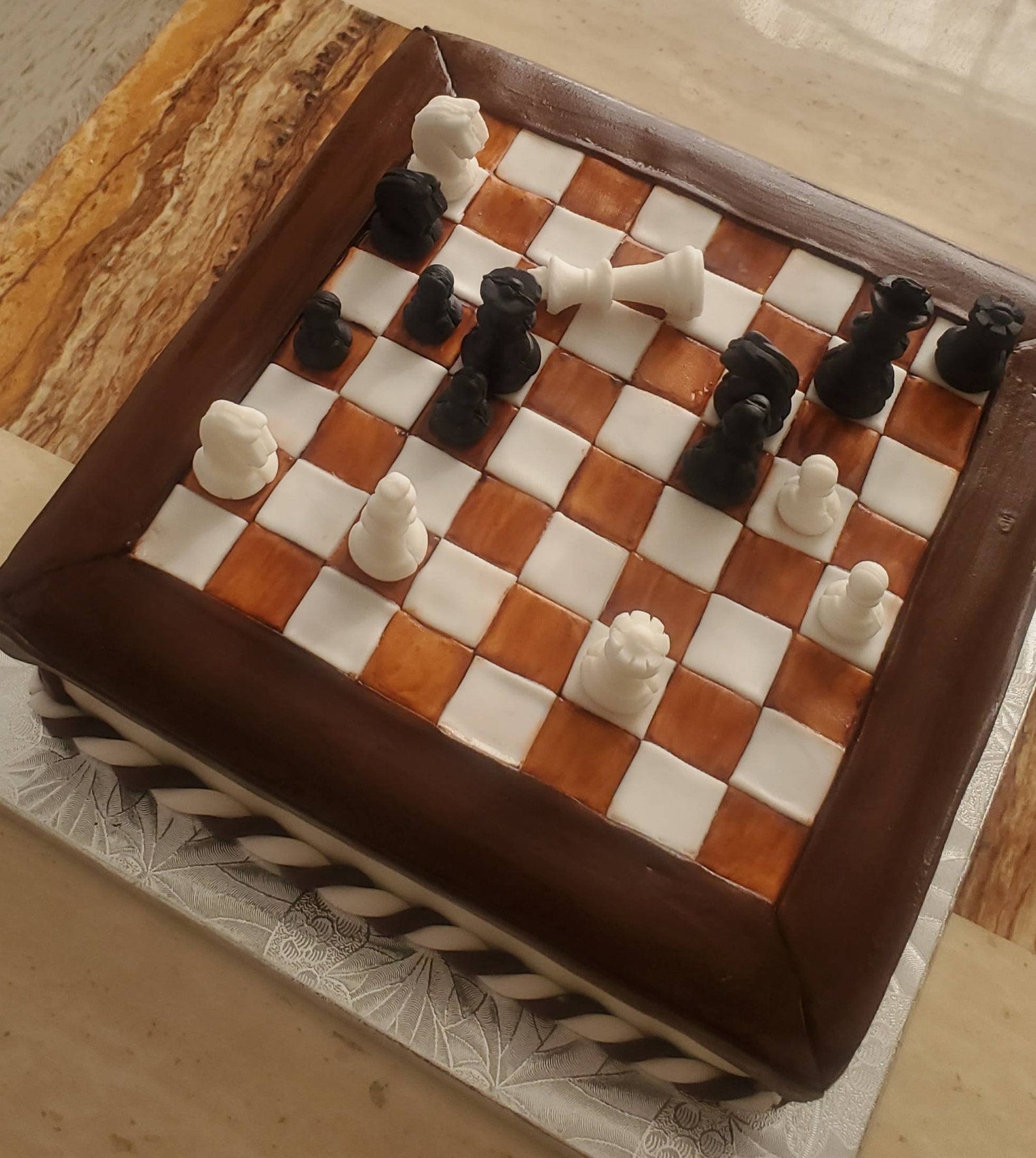 32 Chess Pieces Fondant Topper - Etsy