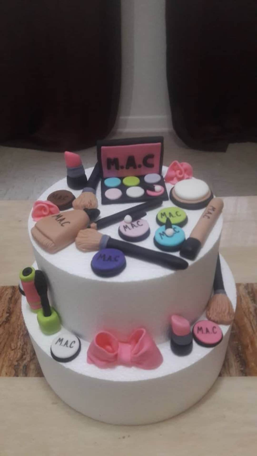 Decoración De Pastel Cosmético, Topper De Pastel Cosmético, Topper De ...