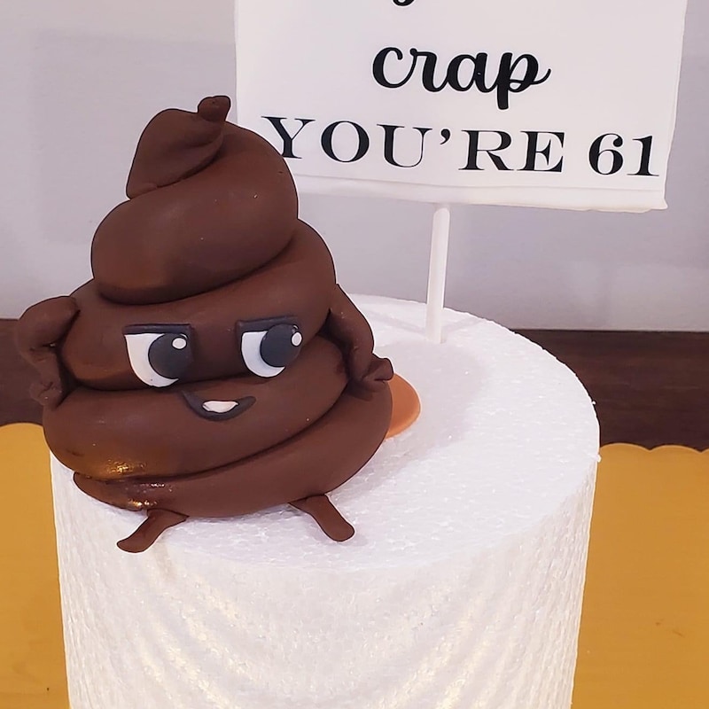 Poop Cake Toppers - Etsy
