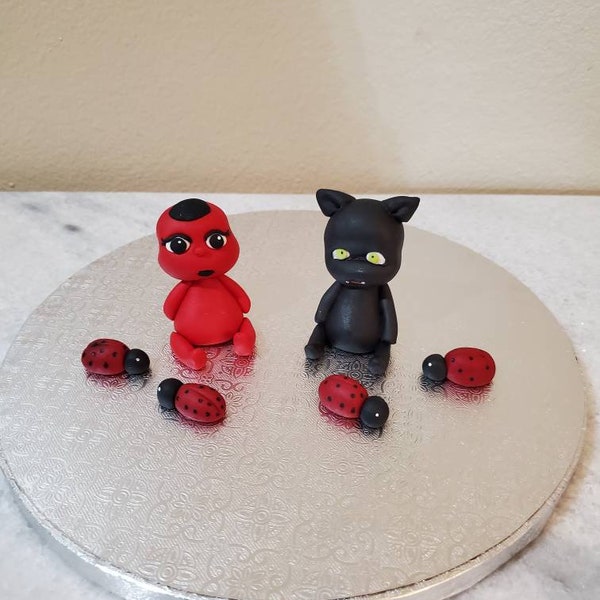 Miraculous Ladybug Cake Topper - Etsy