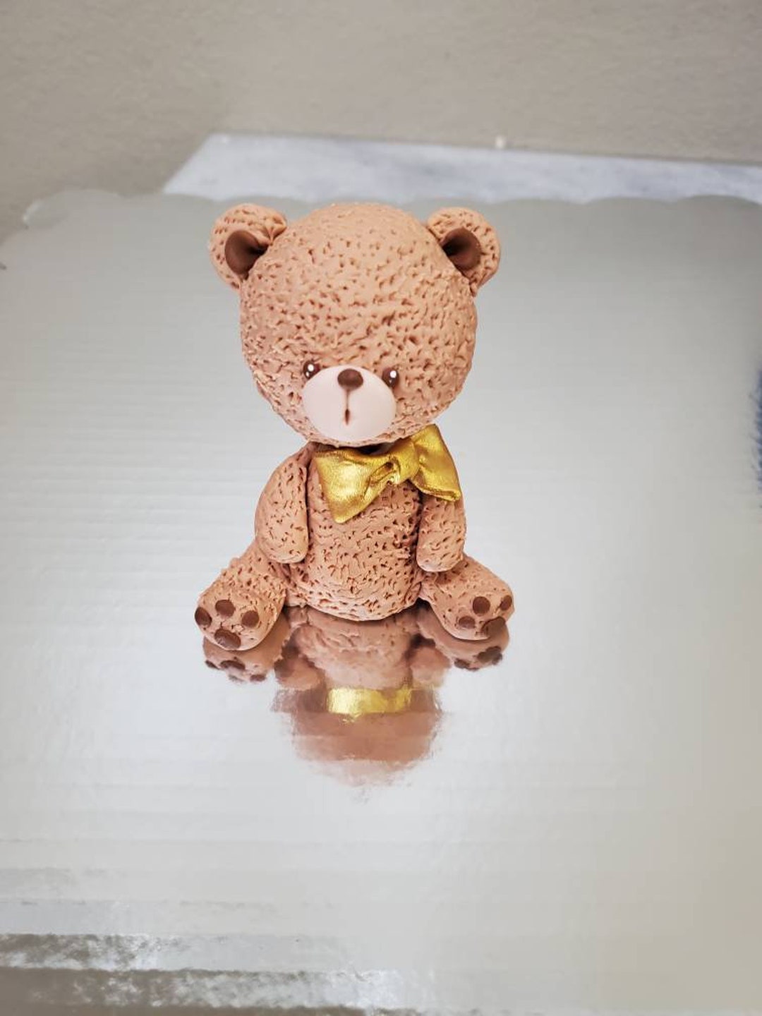 Teddy Bear Fondant Cake Topper, - Etsy