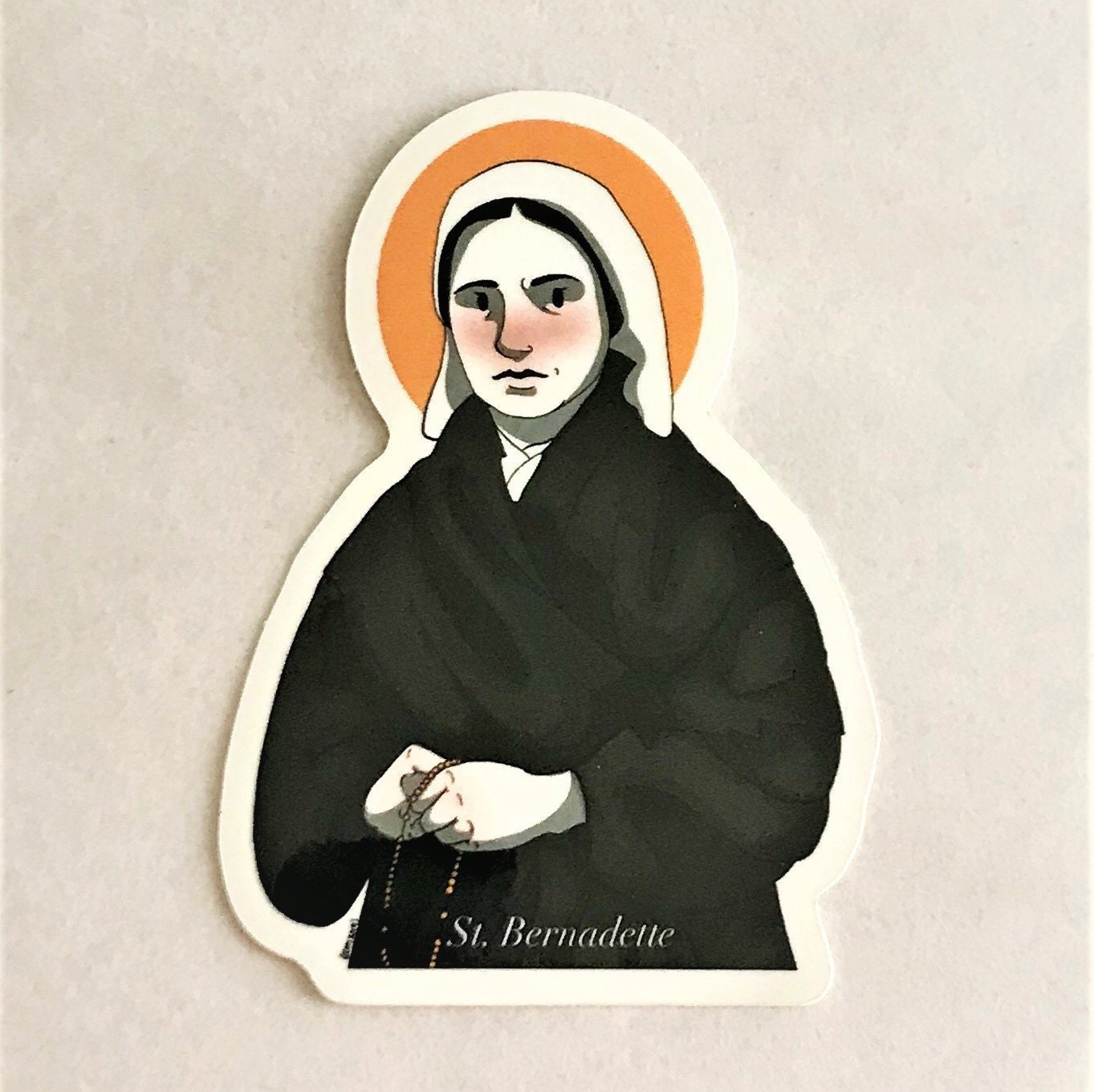 Saint Bernadette Soubirous of Lourdes Sticker - Etsy