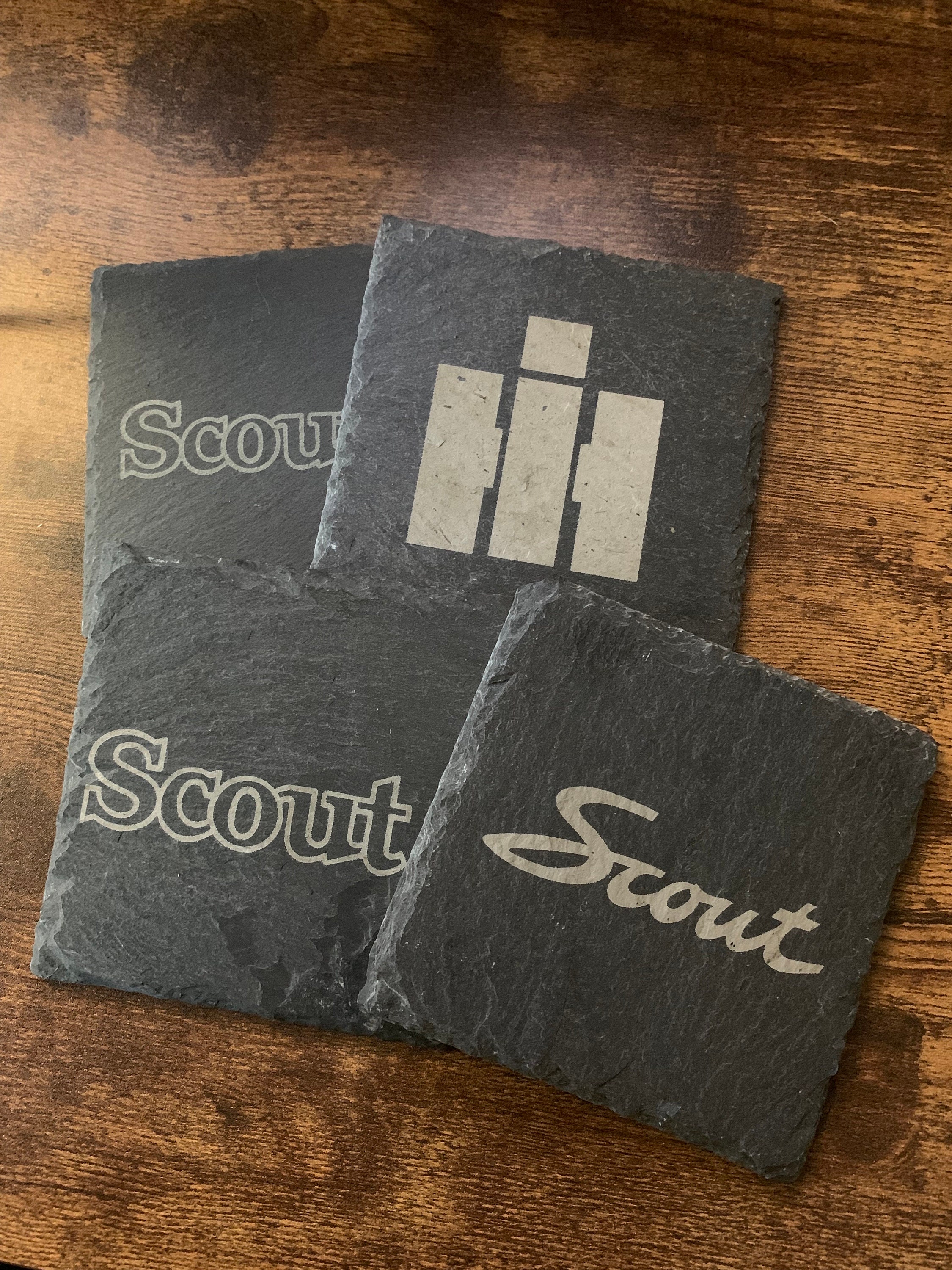 International IH & Scout Slate Coasters - Etsy