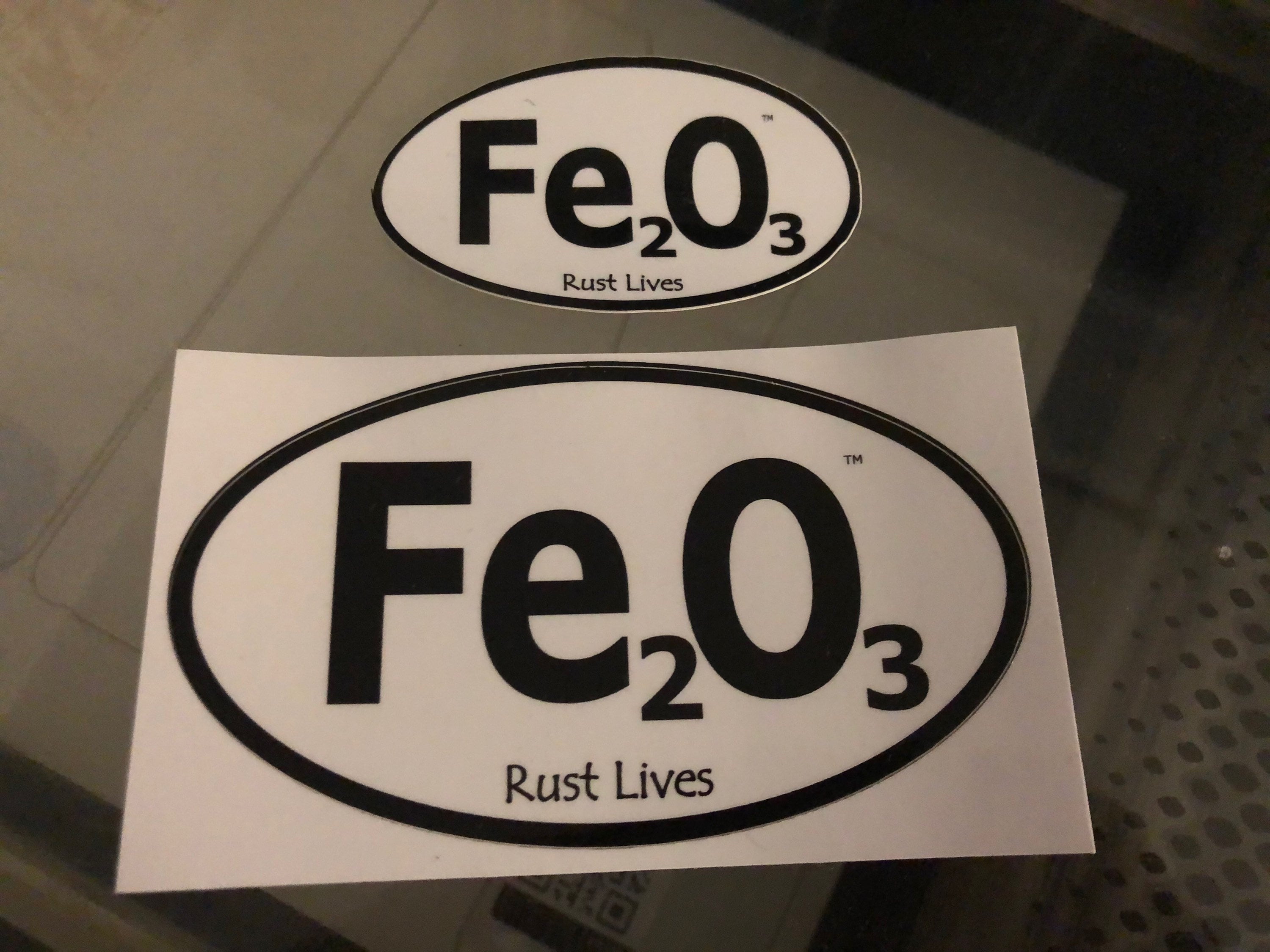 Fe2o3 Rust Lives Stickers - Etsy