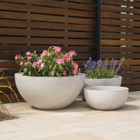 Concrete Planters Section