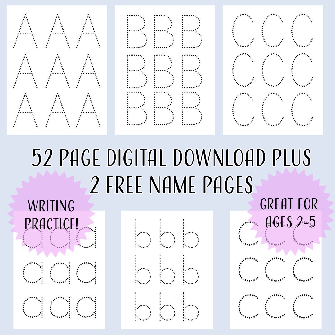 Pre School Handwriting Practice, Handwriting Practice for 2 Yrs- 5 Yrs ...