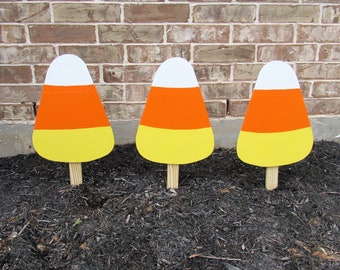 Candy Corn Yard Art - Etsy
