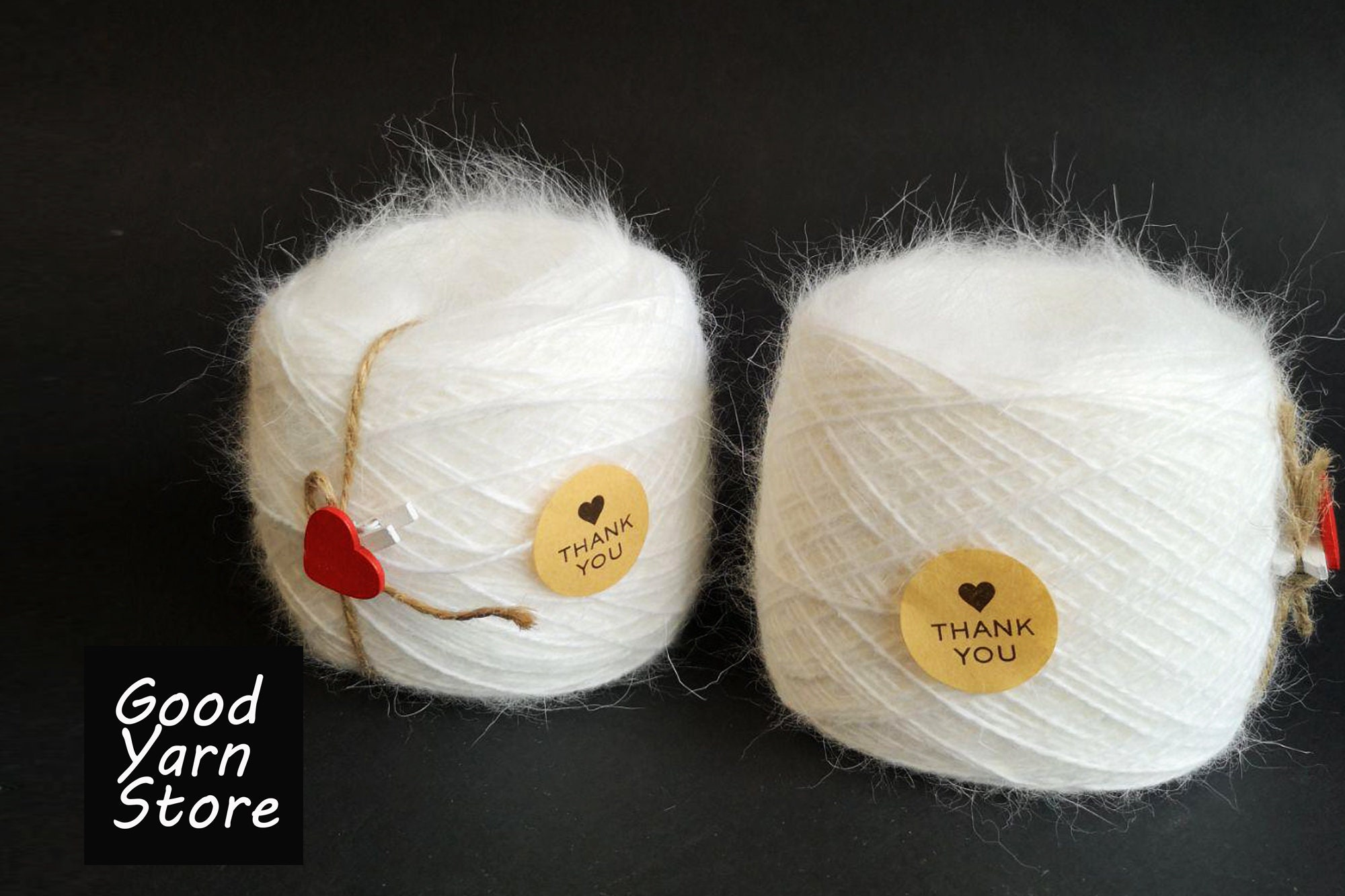 Angora Yarn, White Angora Yarn, 50g Skein 350 Meter - Etsy
