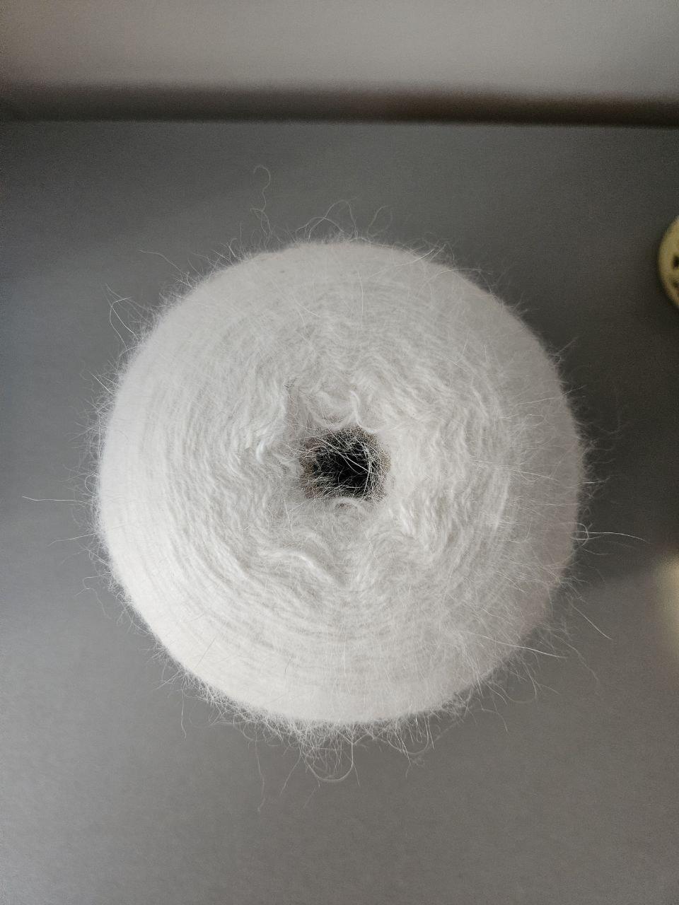 White Winter Cozy Angora Yarn 100 Gram Skein - Etsy
