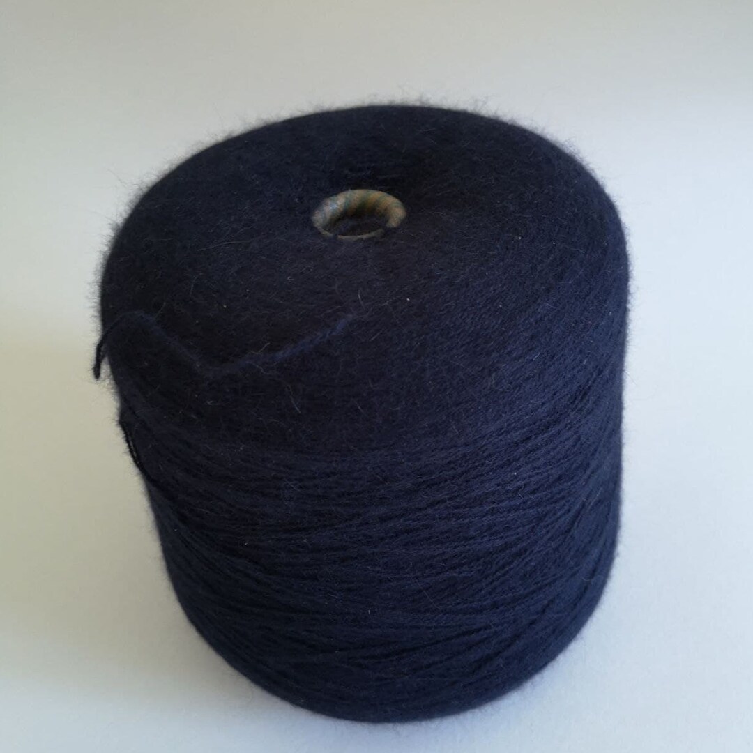 Fox Yarn, Soft Fox With Merino Yarn, Dark Blue Yarn, Natural Animal ...