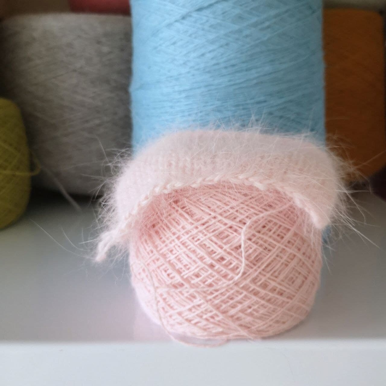 Angora Yarn Angora Fluff Rabbit Hair Hand Knitting Rabbit - Etsy