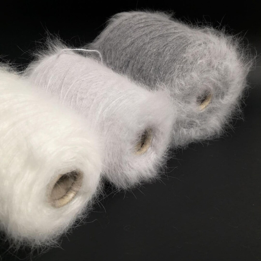 Angora Yarn, Rabbit Yarn, Yarn for Kitty Cap, Baby Bonnet 50 G Skein - Etsy