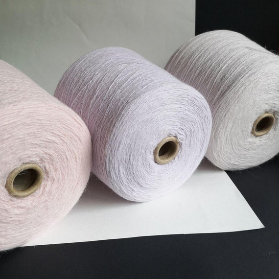 Angora yarn gray angora very fluff angora long hair rabbit yarn yarn ...