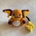 Raichu Crochet Pattern Amigurumi Pdf. - Etsy