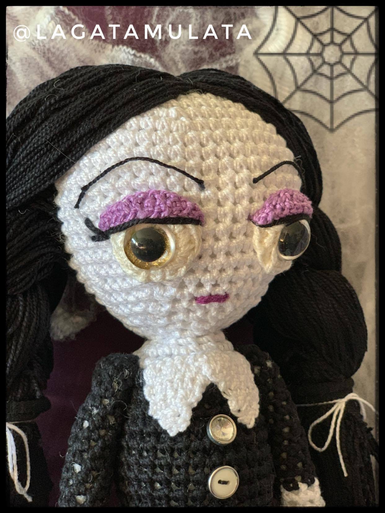 Wednesday Addams Doll Amigurumi Pattern Crochet Pdf - Etsy