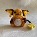 Raichu Crochet Pattern Amigurumi Pdf. - Etsy