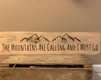 Wood mountain | Etsy