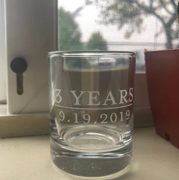 Custom Shot Glass Engraved Logo Glassware / Personalized - Etsy