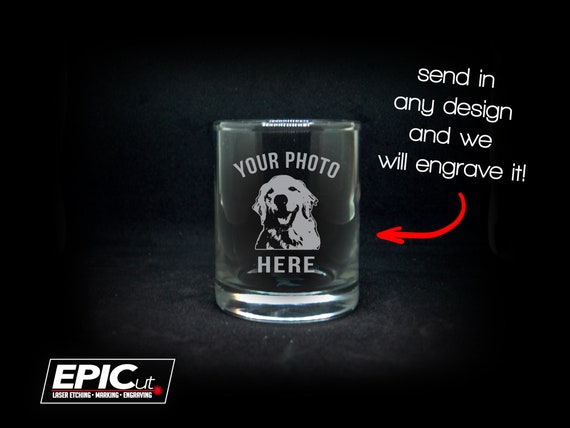 Custom Shot Glass Engraved Photo Glassware / Personalized - Etsy