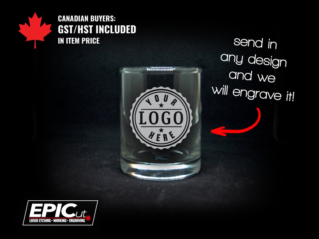 Custom Shot Glass - Engraved Logo Glassware / Personalized Business ...