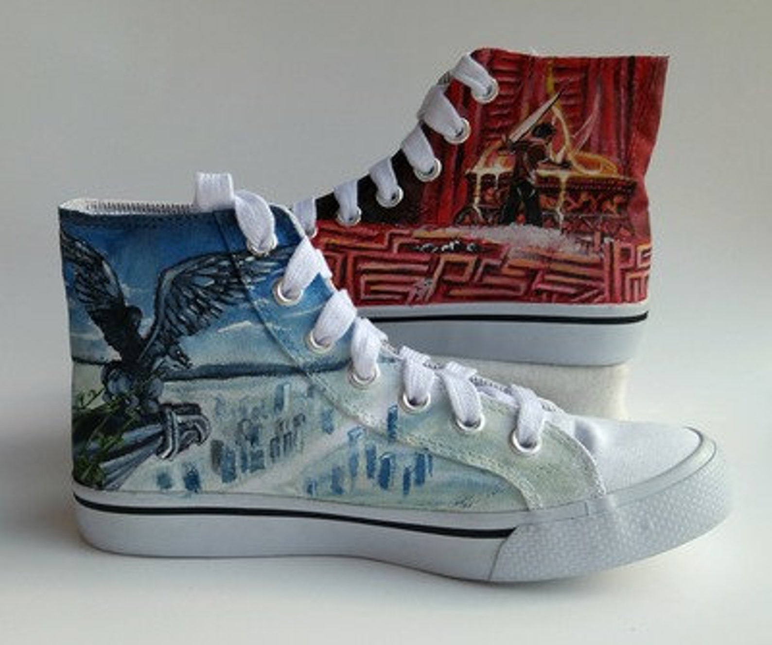 Percy Jackson Custom Hand Painted Shoes - Etsy