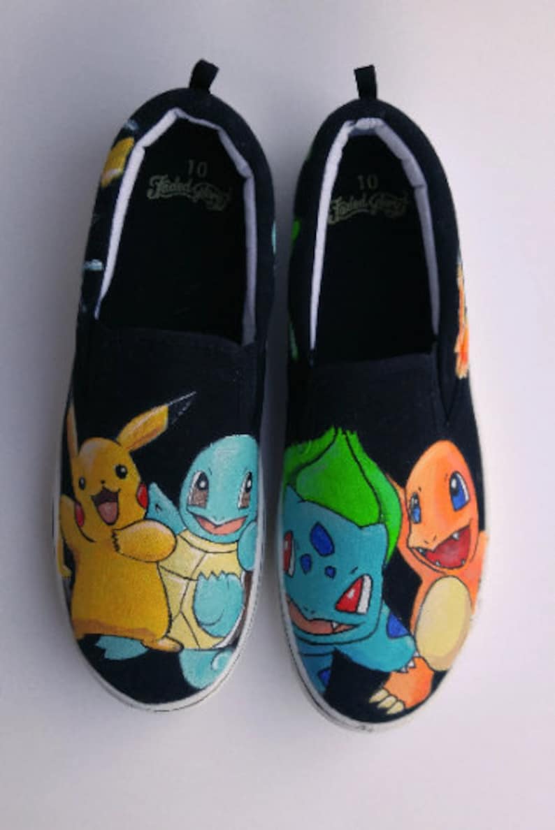 Custom Hand Painted Pokemon Shoes - Etsy