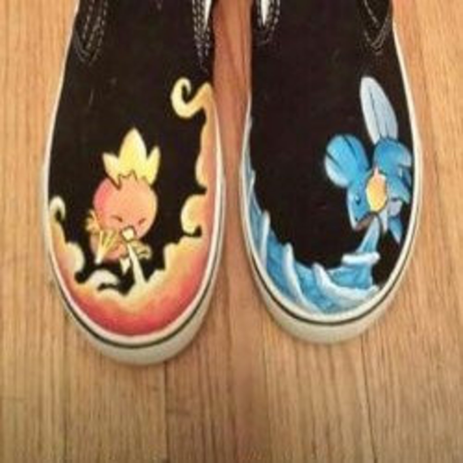 Custom Hand Painted Pokemon Shoes - Etsy