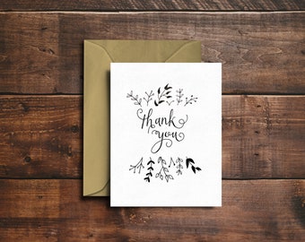 Hand lettered card | Etsy