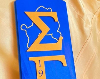 Sigma Gamma Rho Sorority Custom Greek Paddle - Etsy