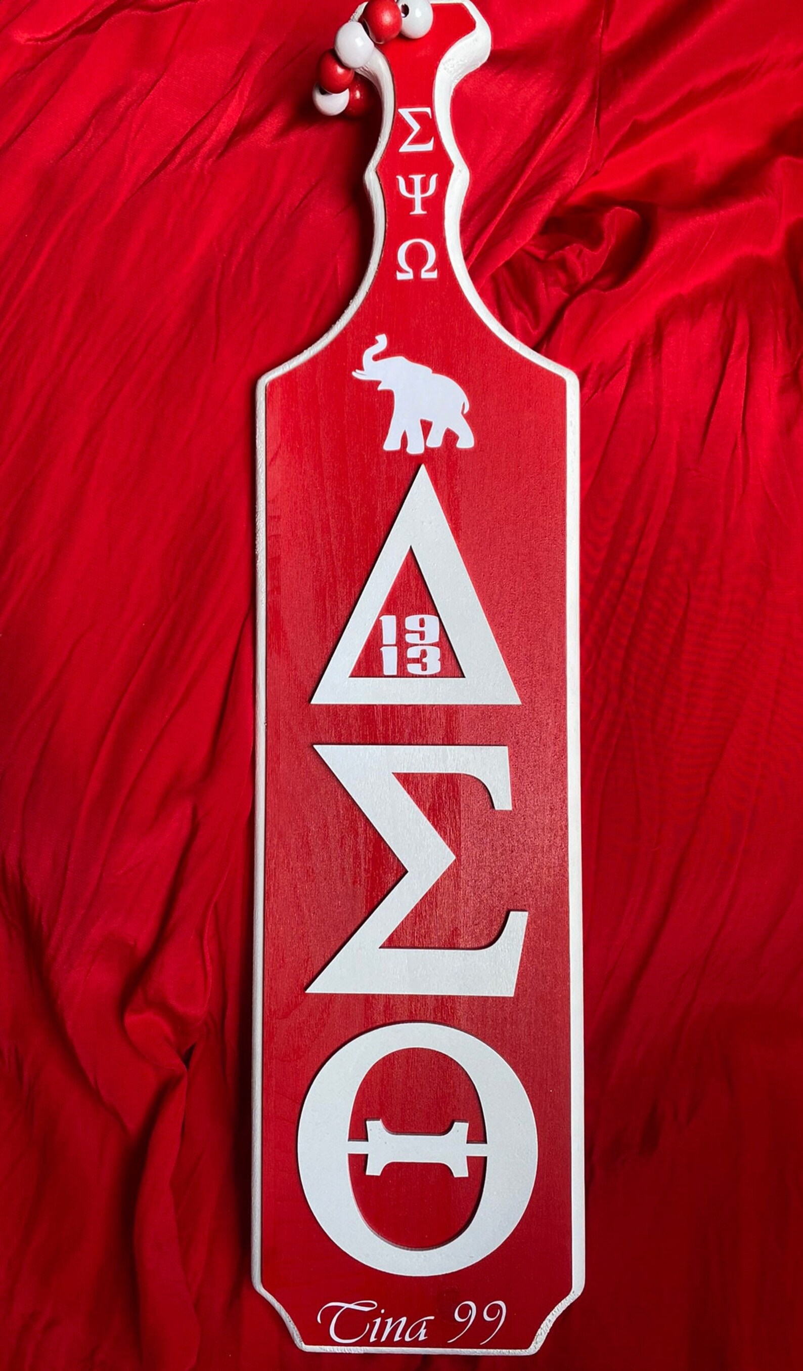 Personalized Delta Sorority Greek Paddle: Greek Wooden Paraphernalia ...