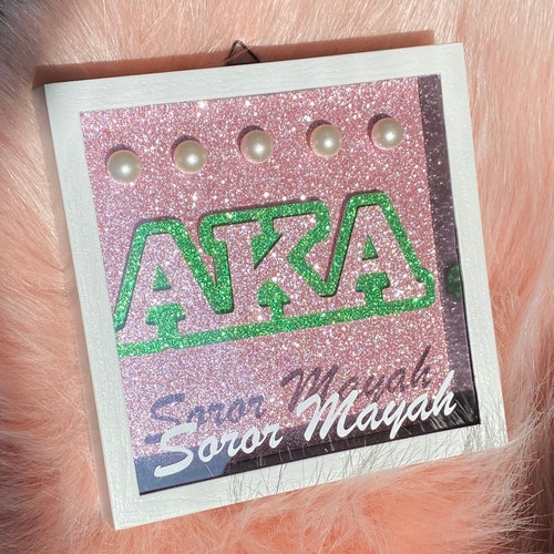 Pink and Green Bookmarks AKA Sorority Inspired Bookmarks - Etsy