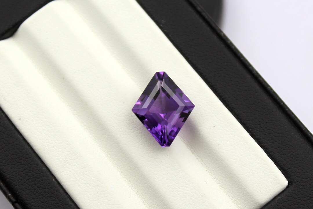 Amethyst Quartz Fancy Lozenge Cut Faceted Gemstones - Loose Gemstones ...