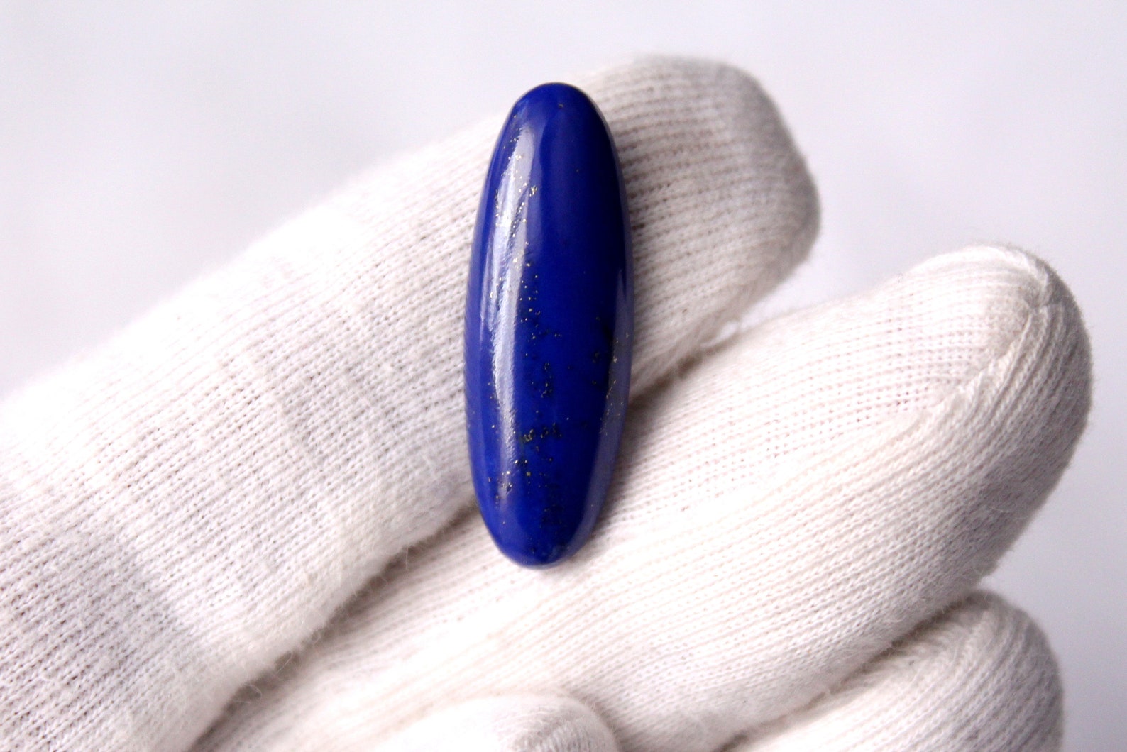 Lapis Lazuli Long Oval Shape Cabochon Loose Gemstones Semi | Etsy