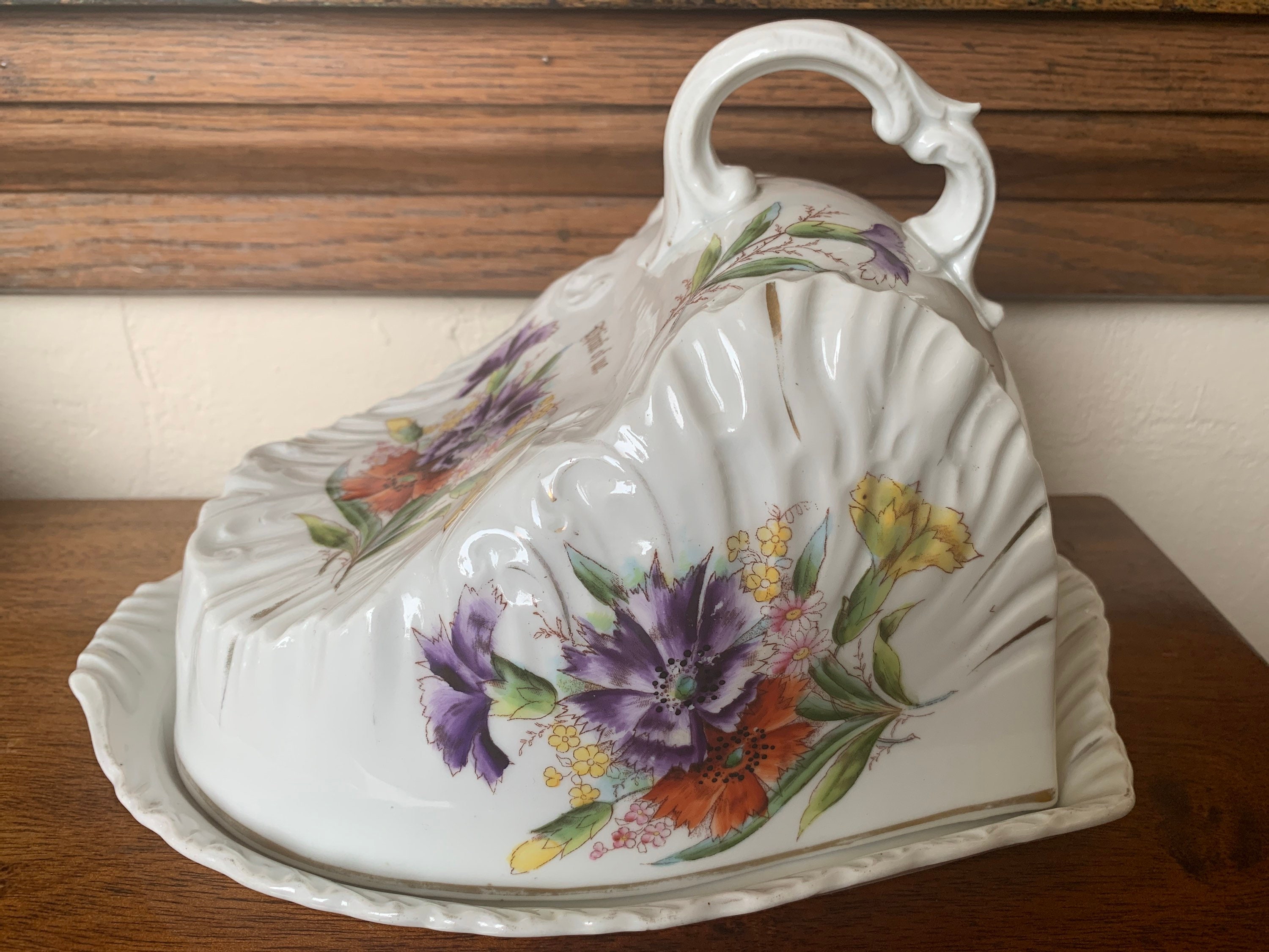 Antique Victorian Porcelain Cheese Dish Butter Dish Cheese | Etsy